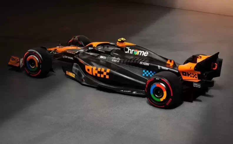 OKX switch McLaren MCL60 race car to Stealth Mode